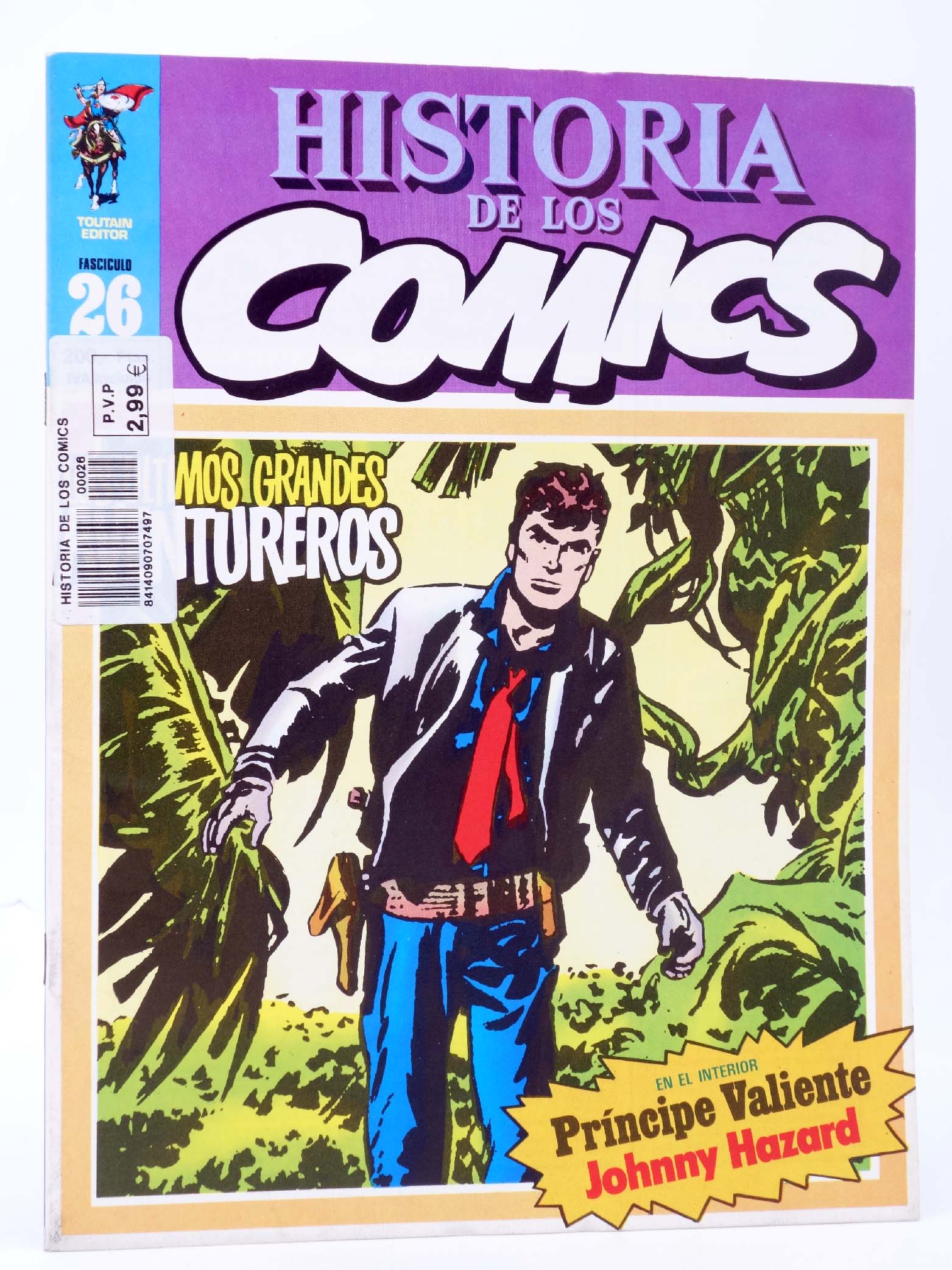HISTORIA DE LOS COMICS FASCÍCULO 26. GRANDES AVENTUREROS (Vvaa) Toutain ...