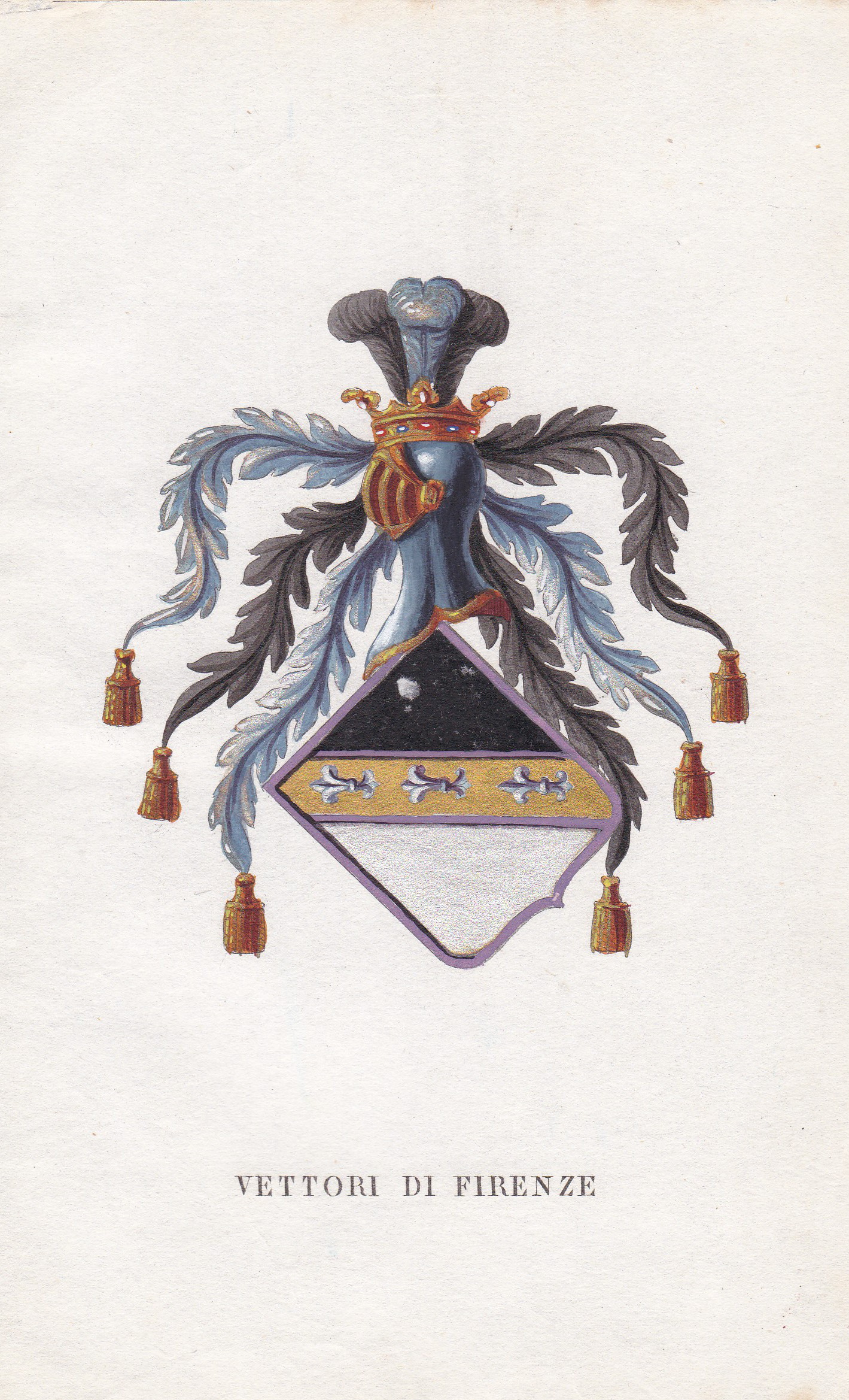 Vettori di Firenze par Wappen / Coat of arms / Stemma:: (1846) Art ...