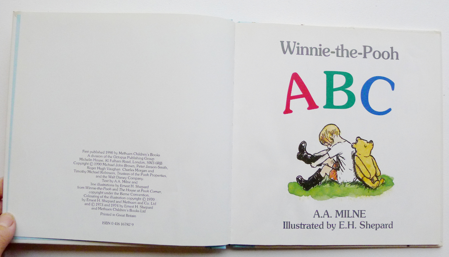 Winnie-the-Pooh ABC by MILNE, A. A. (Alphabet Book): Very Good ...