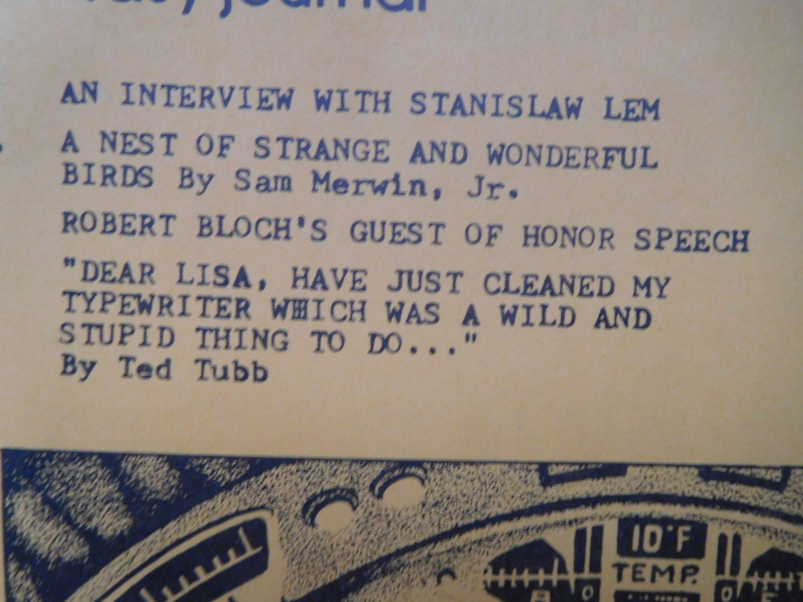 THE ALIEN CRITIC number 10 formerly SCIENCE FICTION REVIEW (August 1974 ...