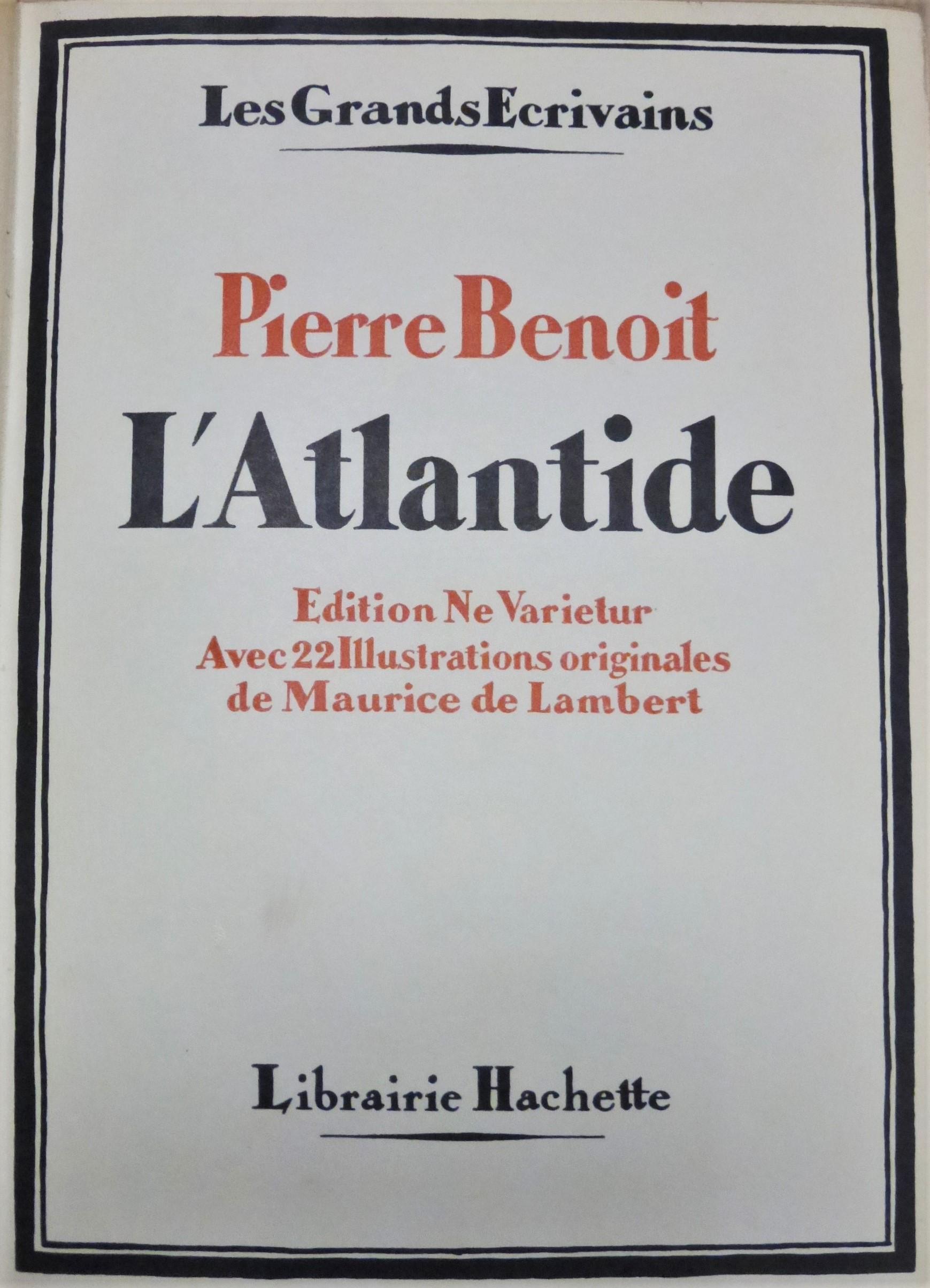 L'Atlantide. Edition Ne Varietur avec 22 illustrations originales de ...