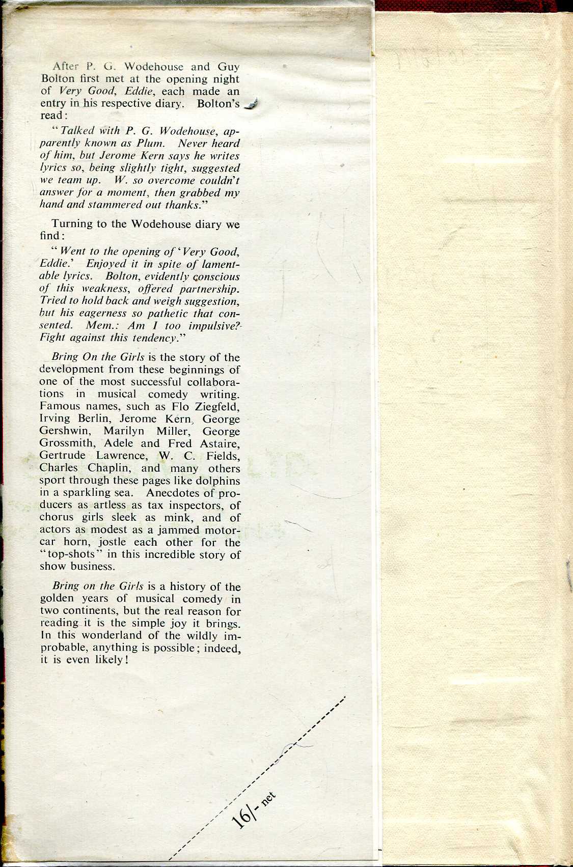Bring on the Girls : the improbable story of Our Life in Musical Comedy ...