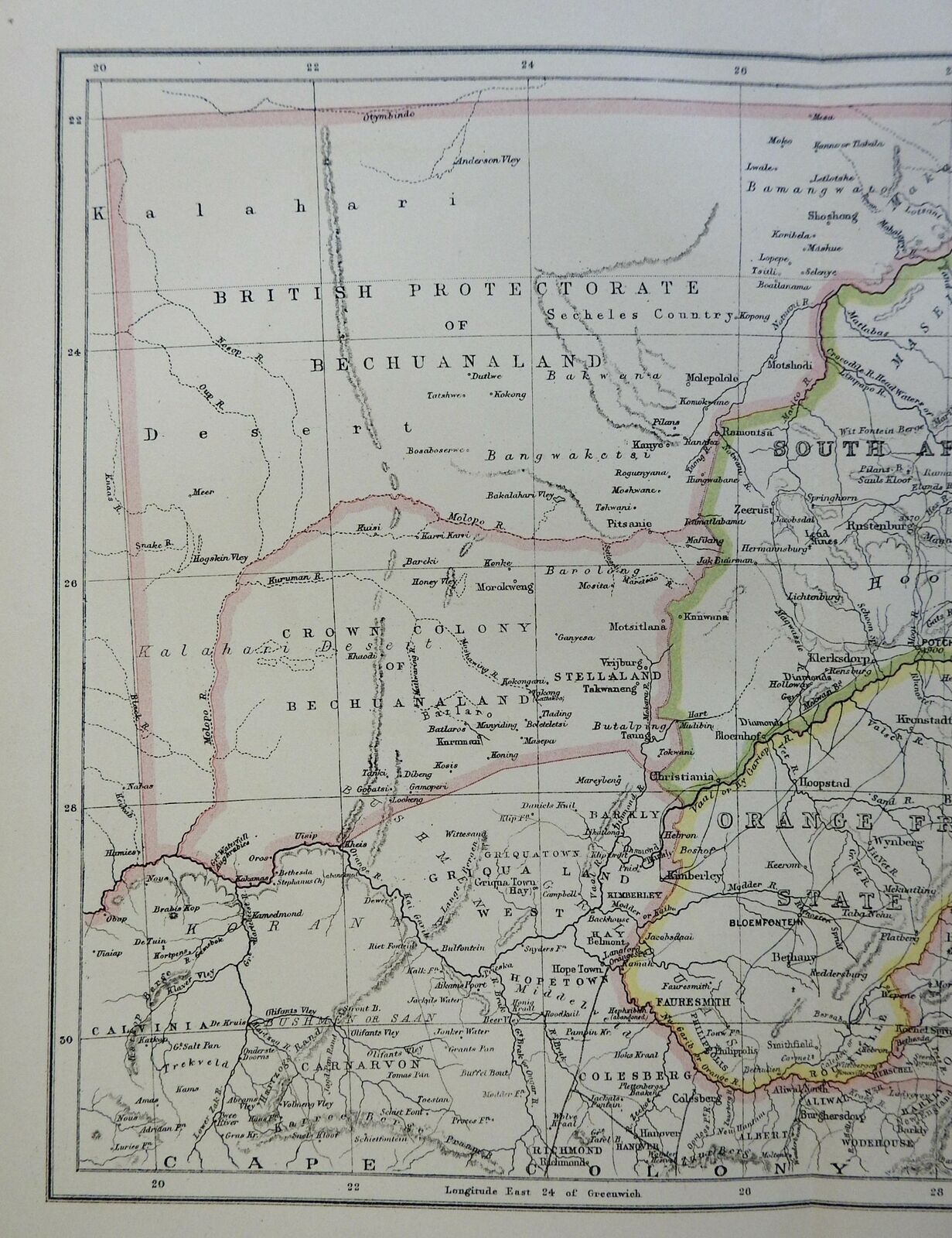 Boer Republics Orange Free State South African Republic 1887 ...