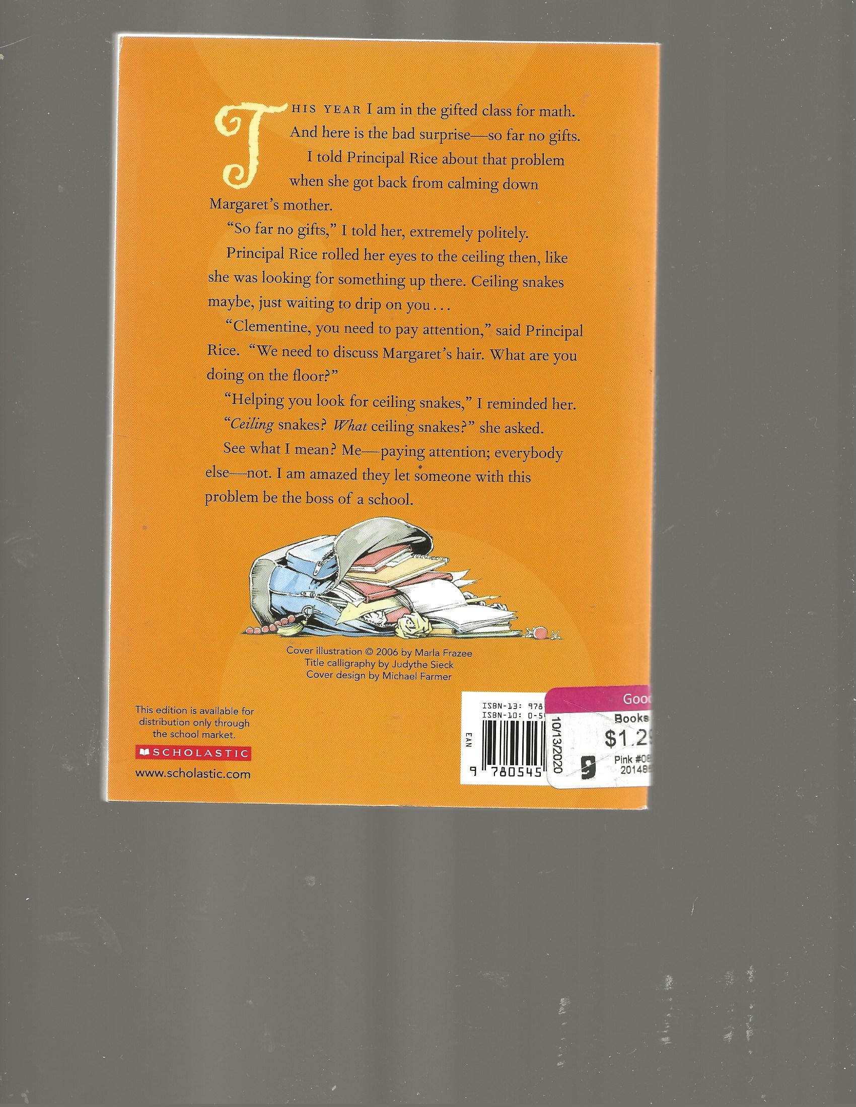 Clementine by Frazee, Marla: Fair Soft cover (2007) 1st Edition ...