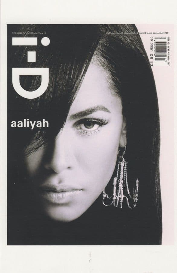 Aaliyah of Gladys Knight Fame Pop Singer 2001 Magazine Postcard ...