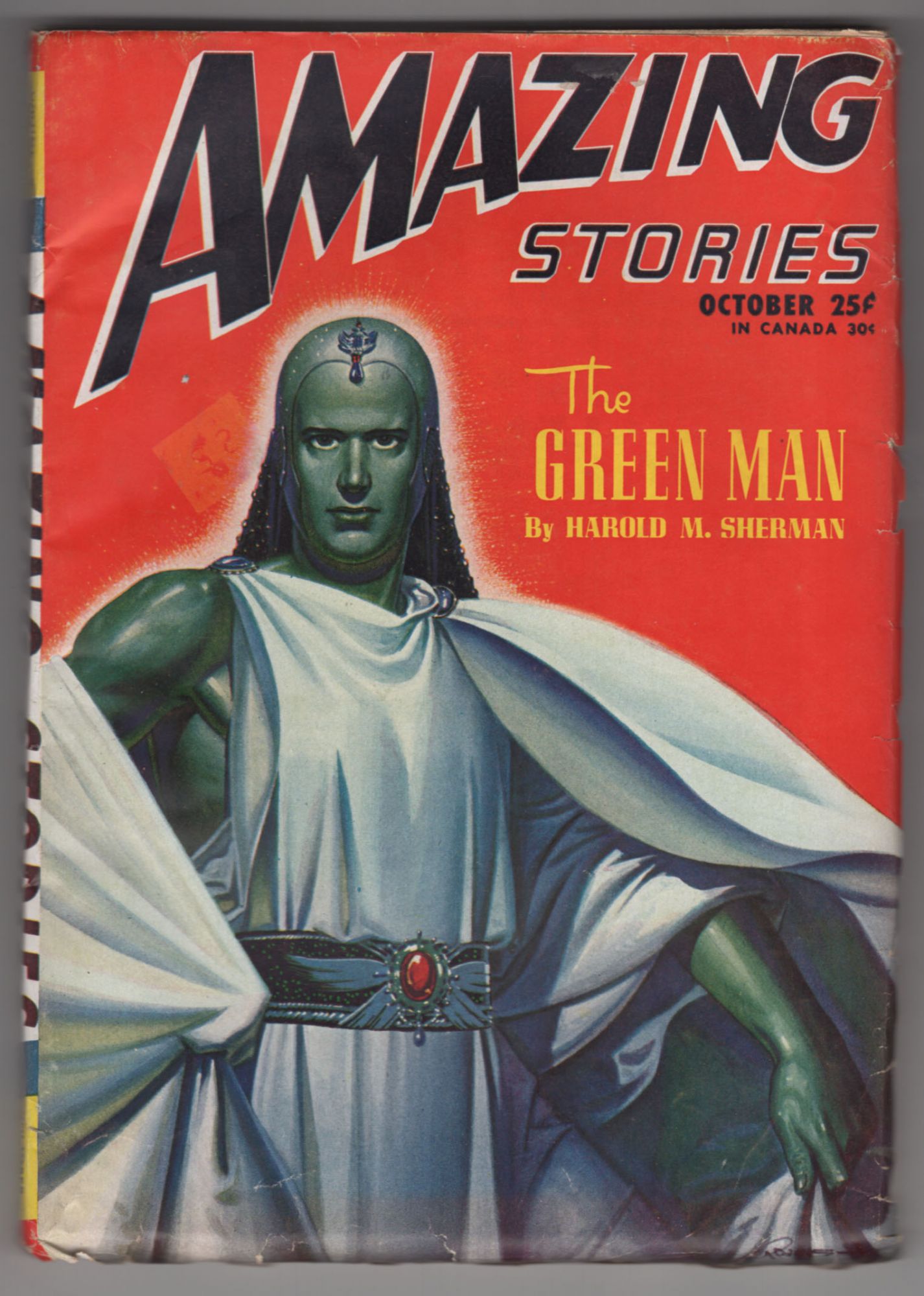 Tiger Woman of Shadow Valley in Amazing Stories October 1949 by ...