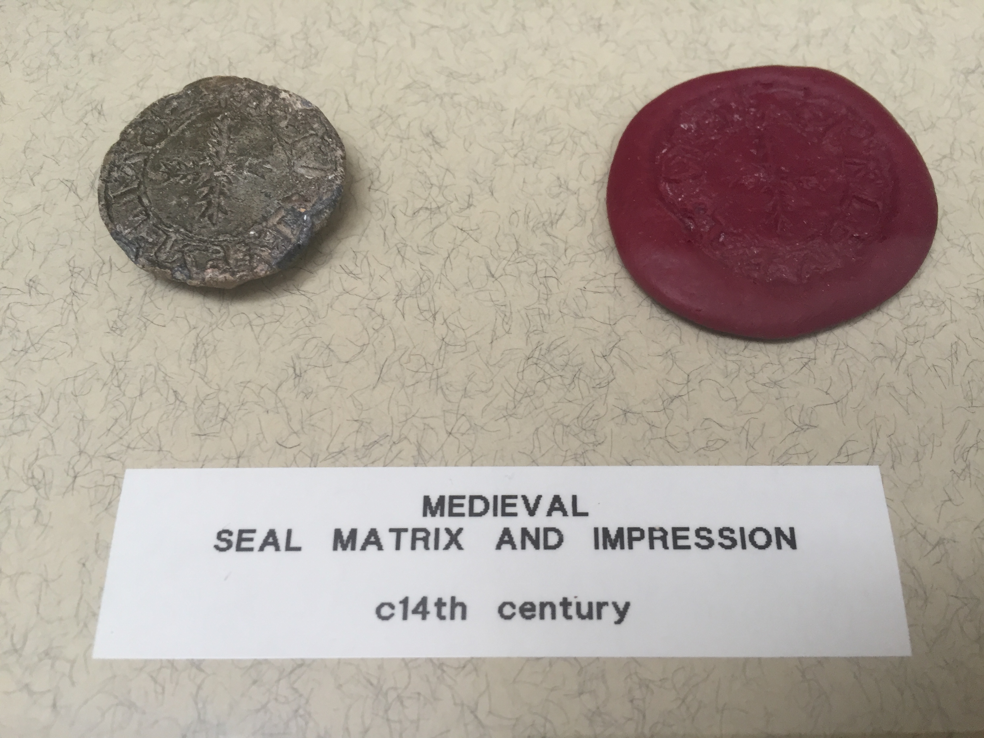 Medieval Seal Matrix and Impression I by SEAL: Very Good No Binding ...