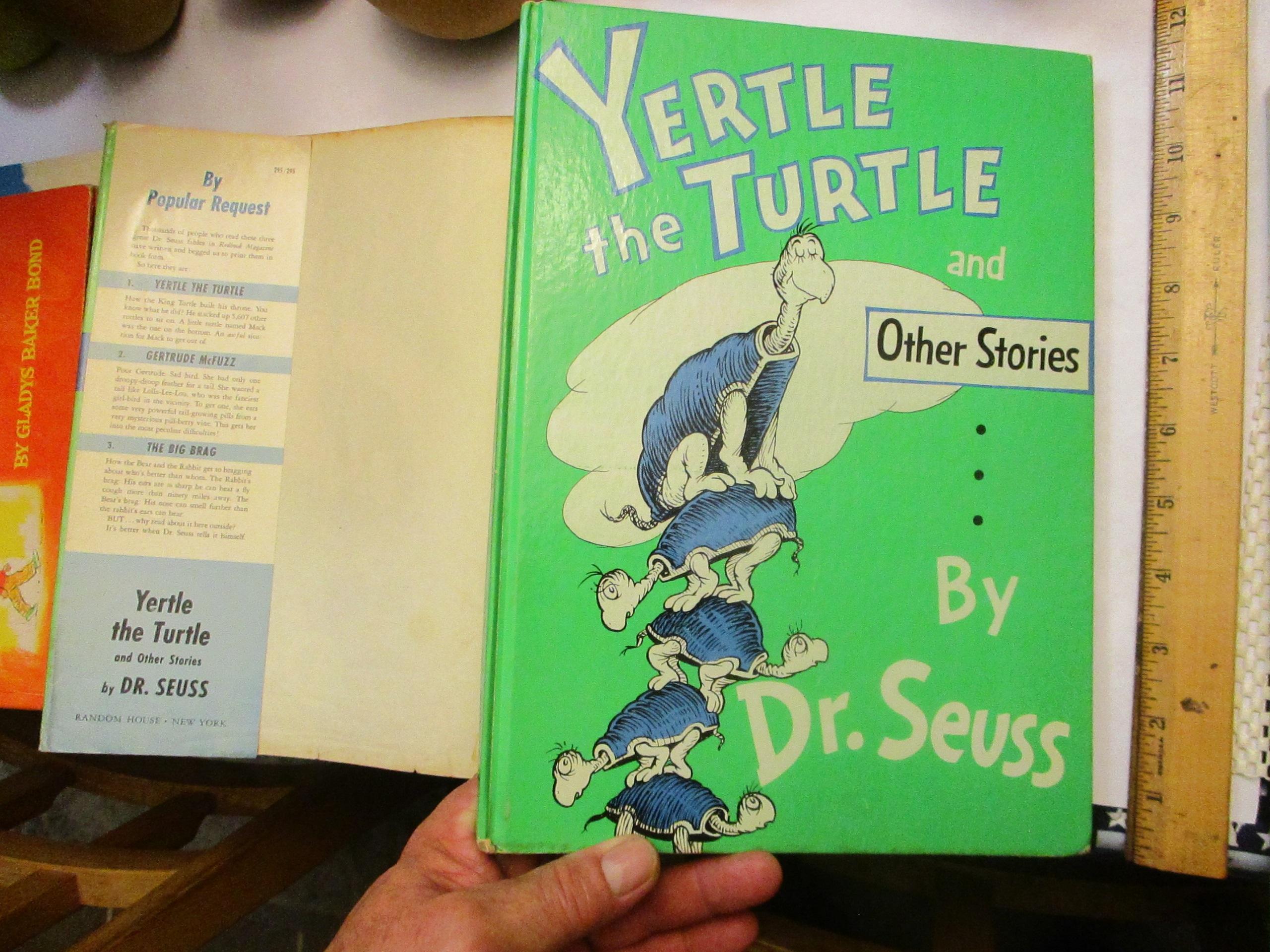 Yertle the Turtle and Other Stories by Dr. Suess: Good Hardcover (1958 ...
