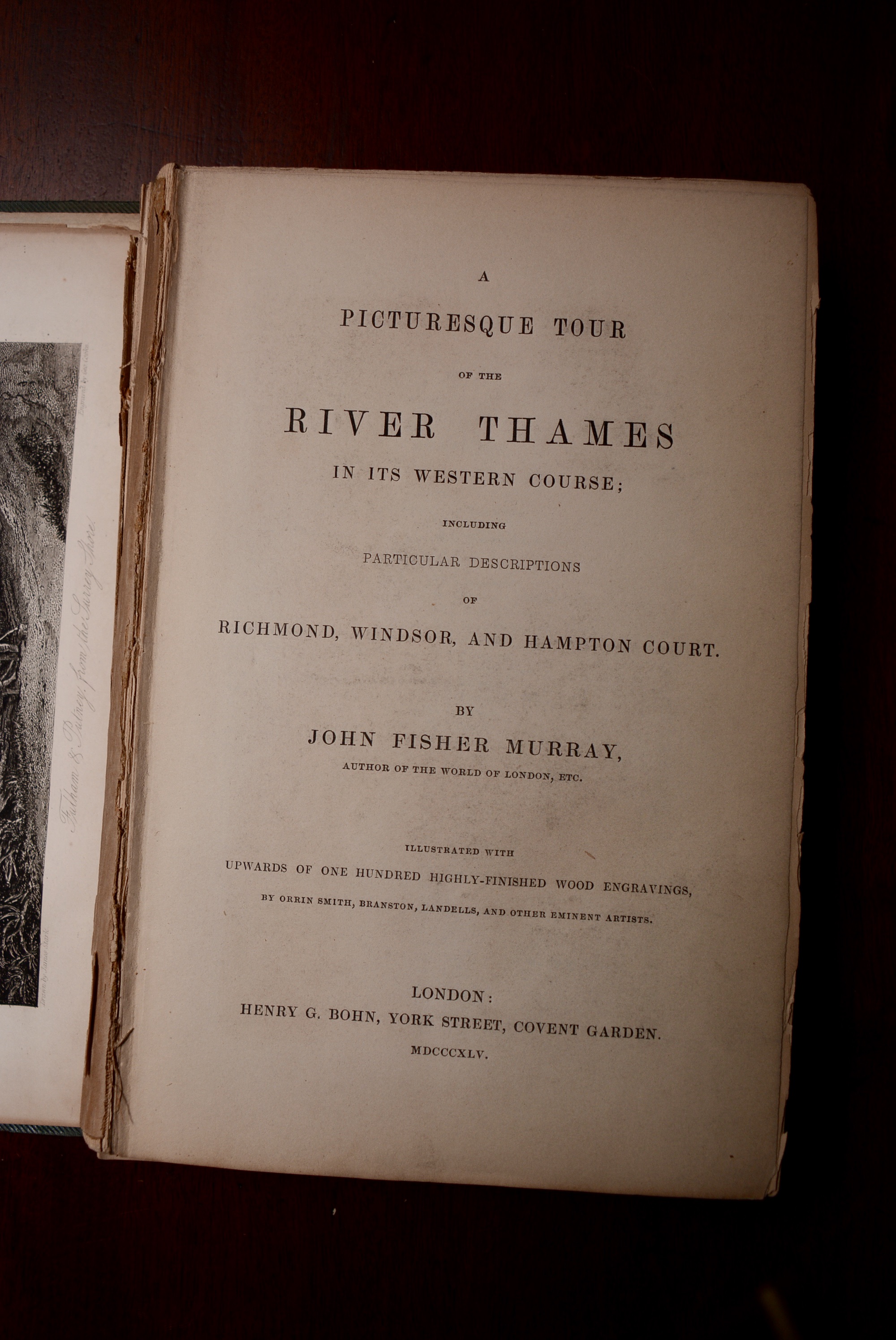 A Picturesque Tour of the River Thames in It's Western Course by Murray ...