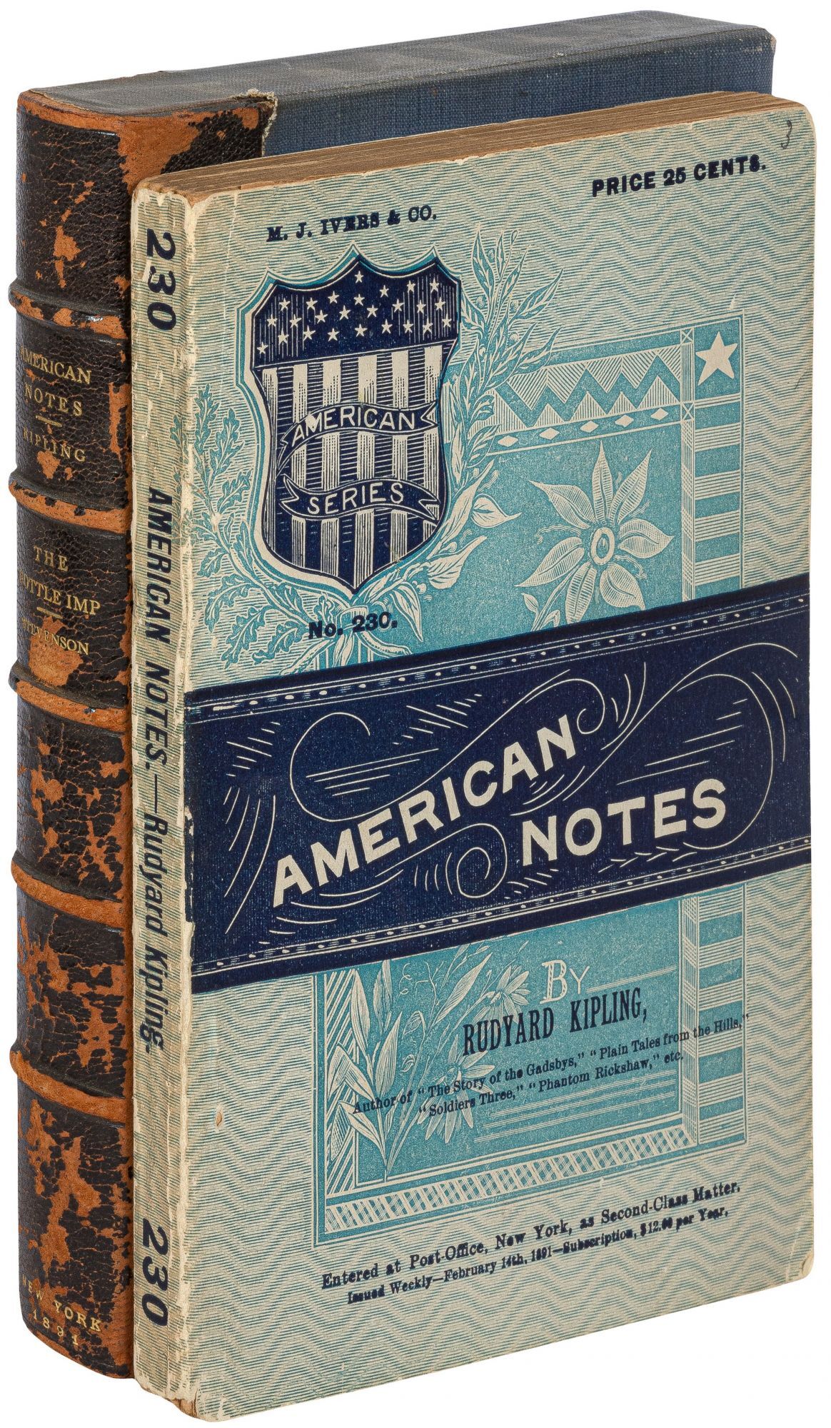 American Notes by KIPLING, Rudyard: Very Good Softcover (1891 ...