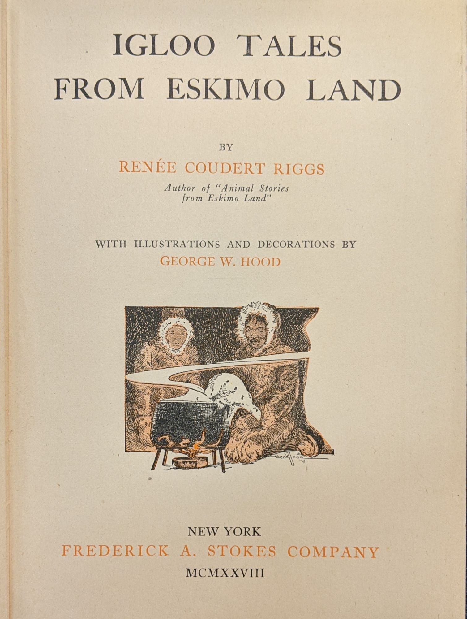Igloo Tales from Eskimo Land by Renee Coudert Riggs: Very good ...