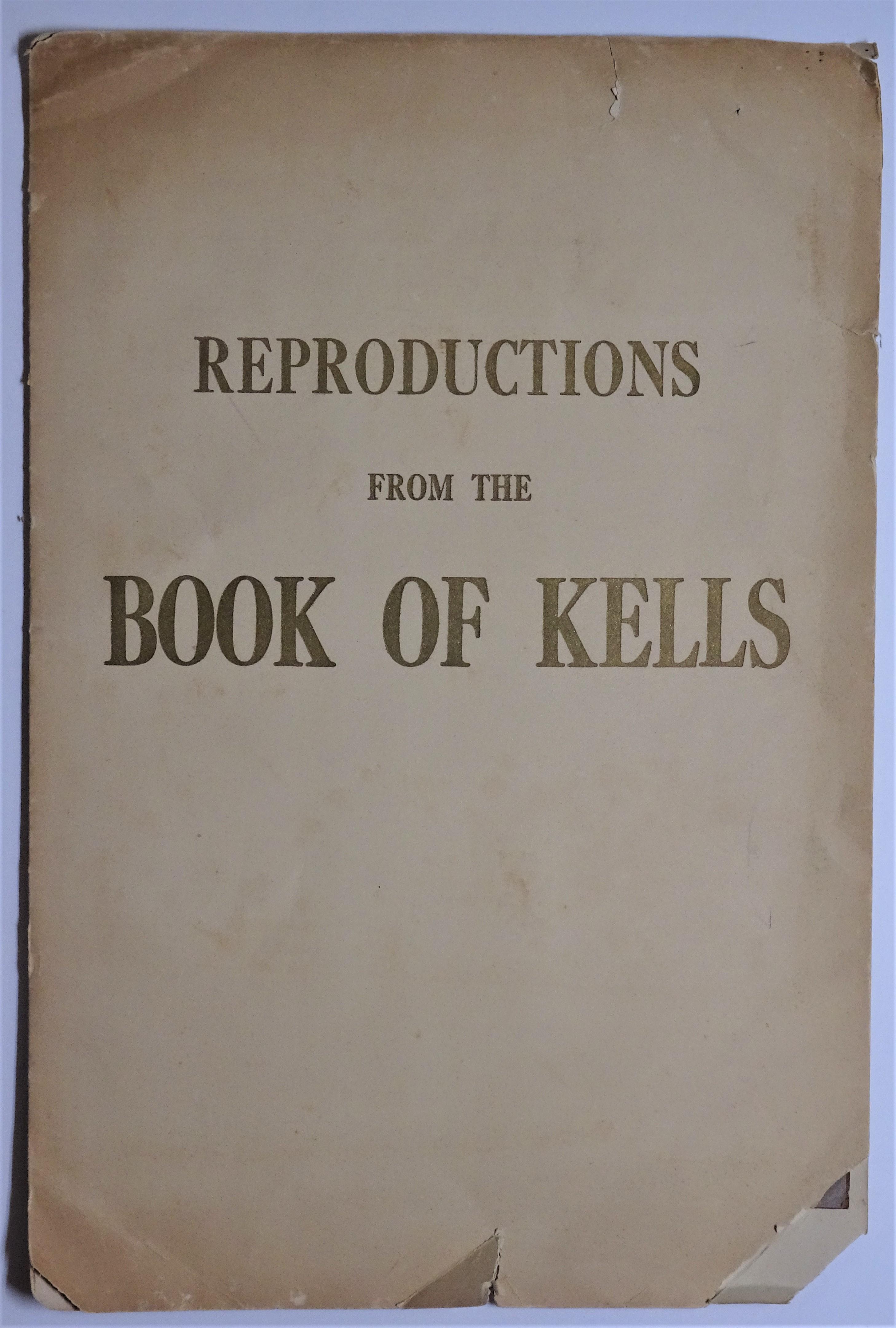 Reproductions from the Book of Kells: Very Good Portfolio (1939) First ...