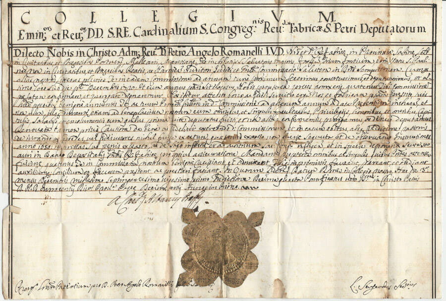 Collegium Emi. Et. Rev. DD. S.R.E. Cardinalium S. Cong. Rev. Fabricae S ...