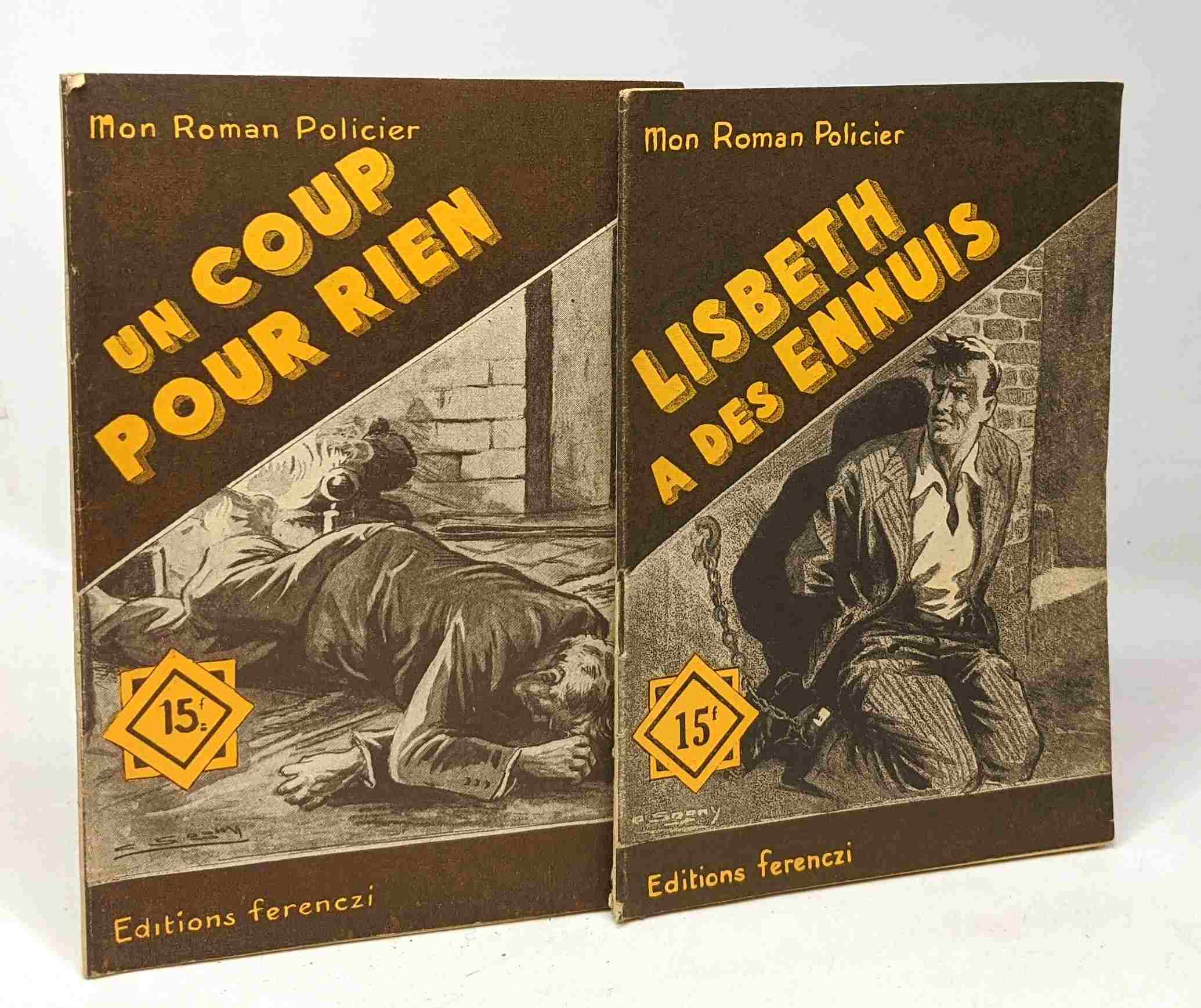 7 livres "Mon Roman policier": la mort du mage noir; les rubis de la ...