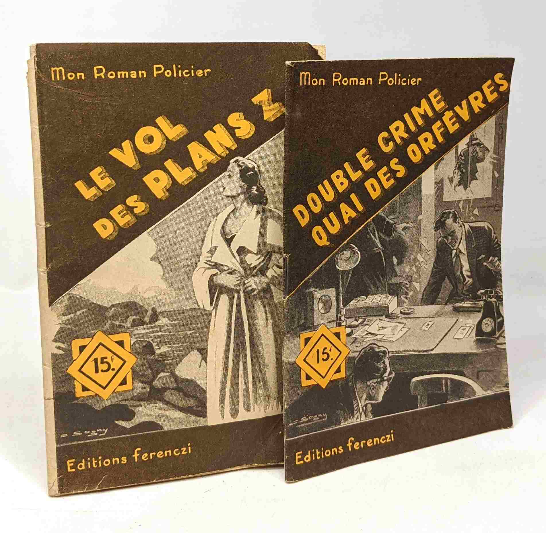 7 livres "Mon Roman policier": la mort du mage noir; les rubis de la ...