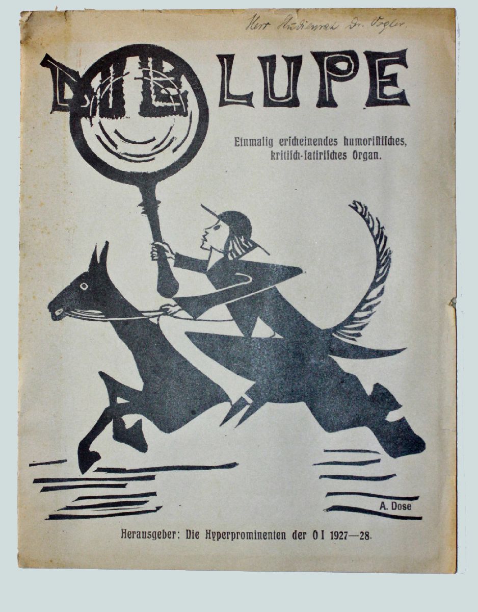 Die Lupe. Einmalig erscheinendes humoristisches, kritisch-satirisches ...