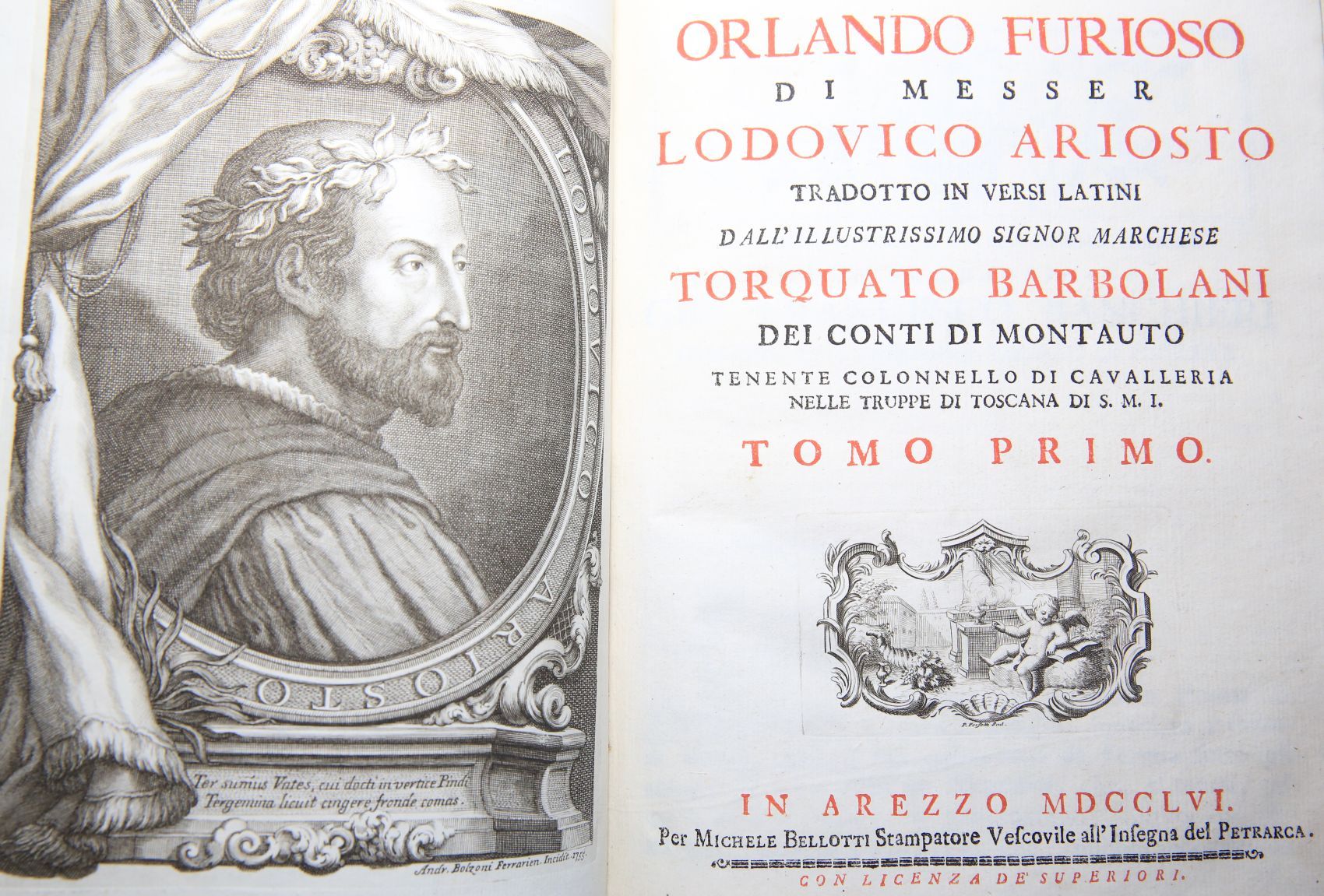 Orlando Furioso die Messer Lodovico Ariosto. Tradotto in Versi Latini ...