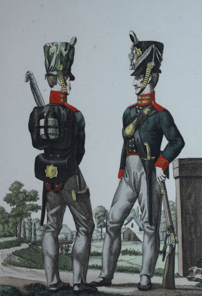 Garde Royale. Chasseurs du Loup. - by Genty (Hg.): (1815) Art / Print ...