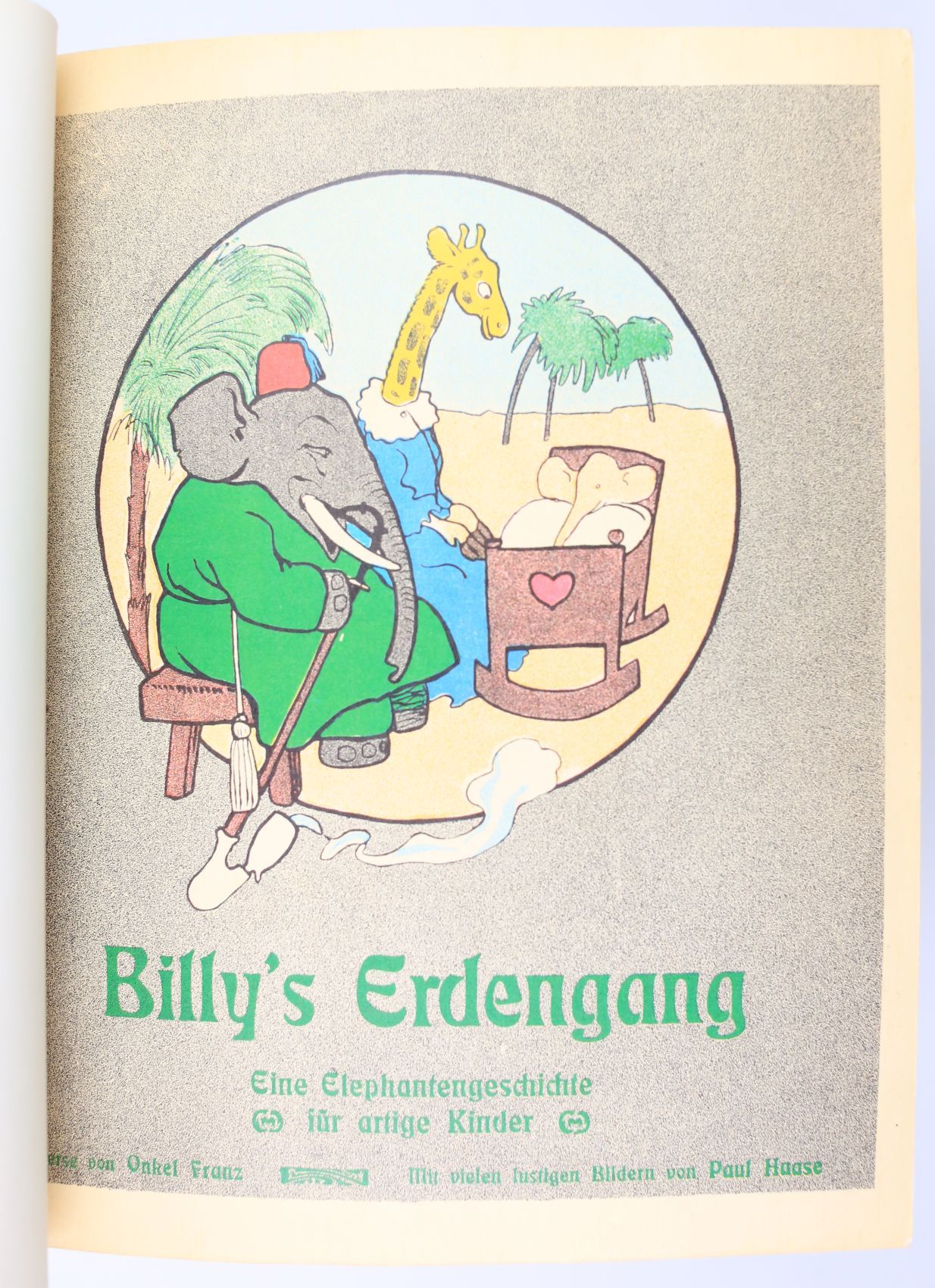 Billy's Erdengang. Eine Elephantengeschichte für artige Kinder. Verse ...