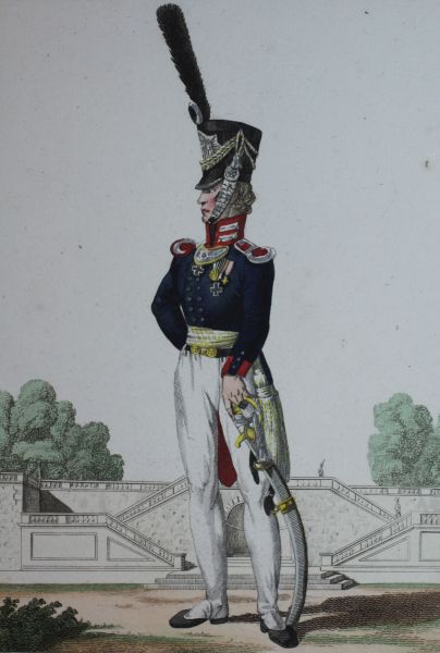 Troupes Legere. Officier d'Infanterie. - by Genty (Hg.): (1815) Art ...