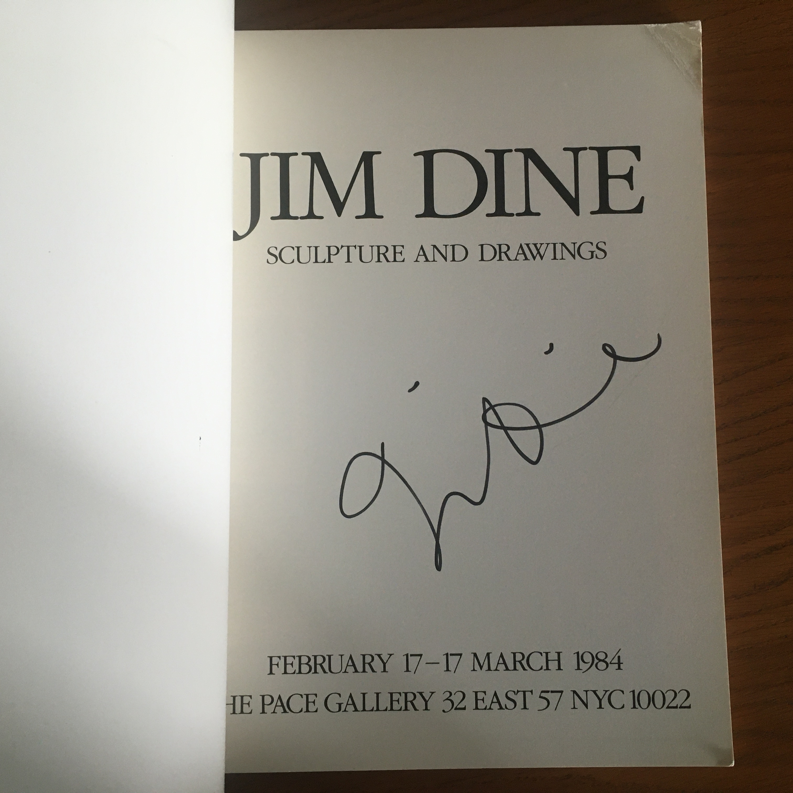 Jim Dine: Sculpture and Drawings by Dine, Jim, artist.: Good Soft cover ...