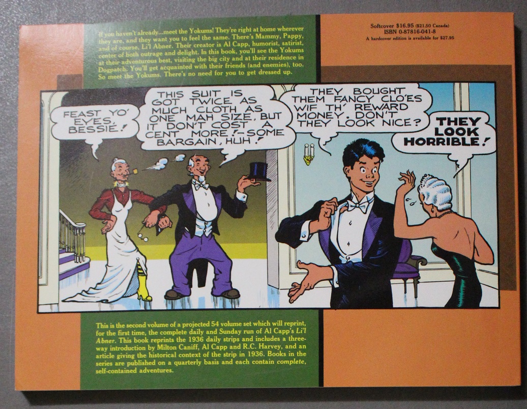 LI'L ABNER - #2 / Volume TWO ( the Complete Classic Newspaper Comic ...