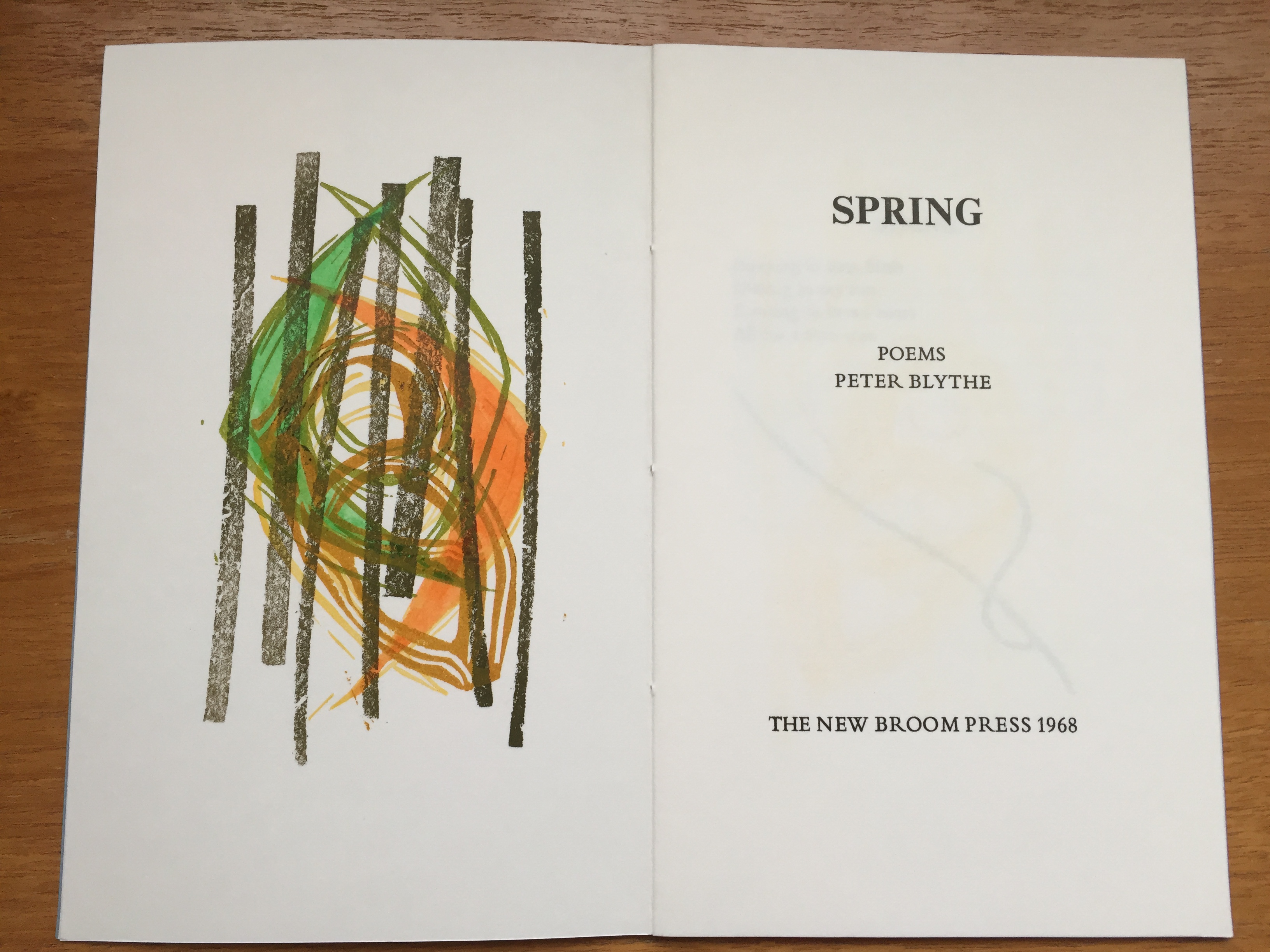 Spring by Peter Blythe: As New Soft cover (1968) 1st Edition | Vance Harvey