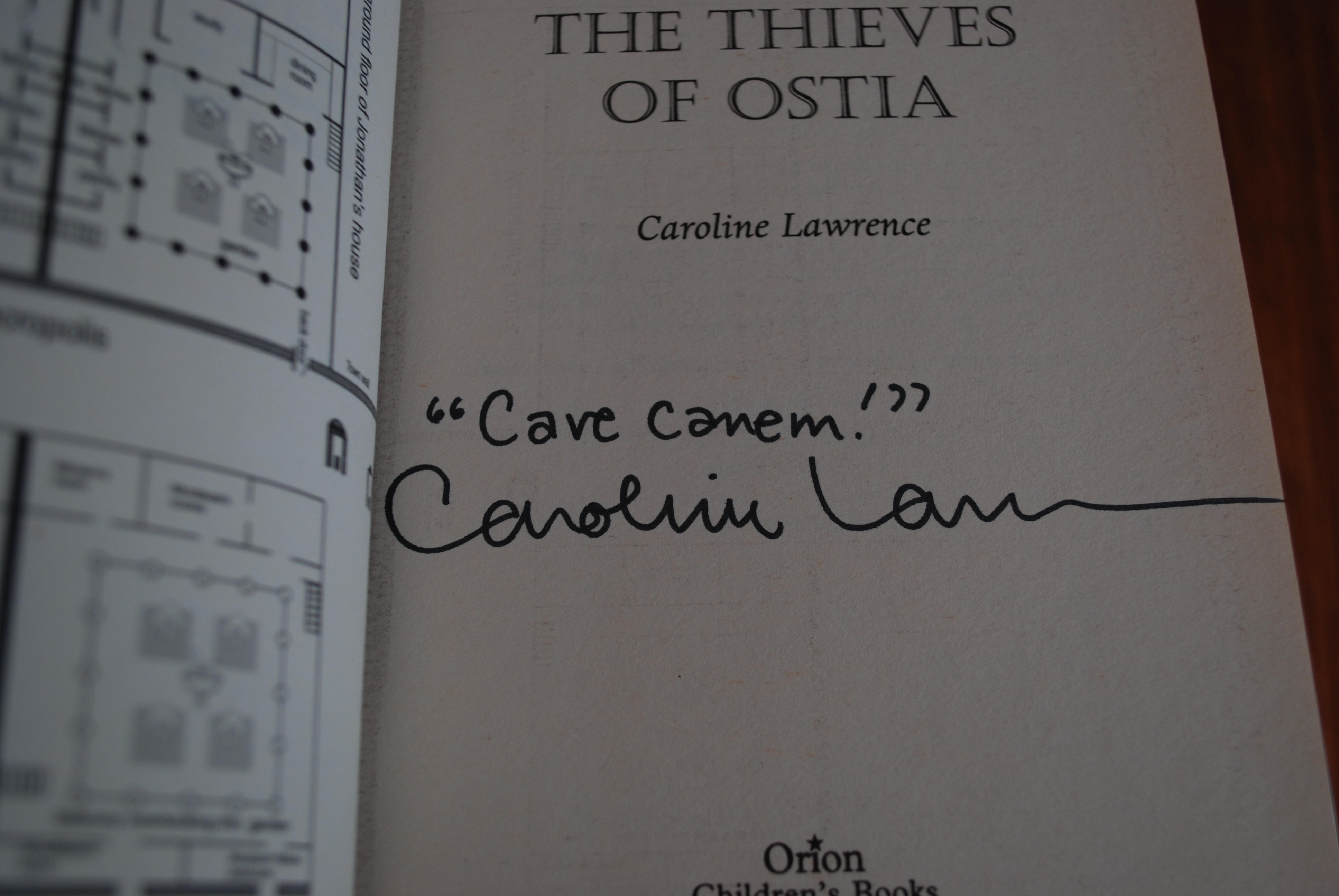 The Roman Mysteries: SET OF THE FIRST 6 BOOKS IN THE SERIES. ALL SIGNED ...