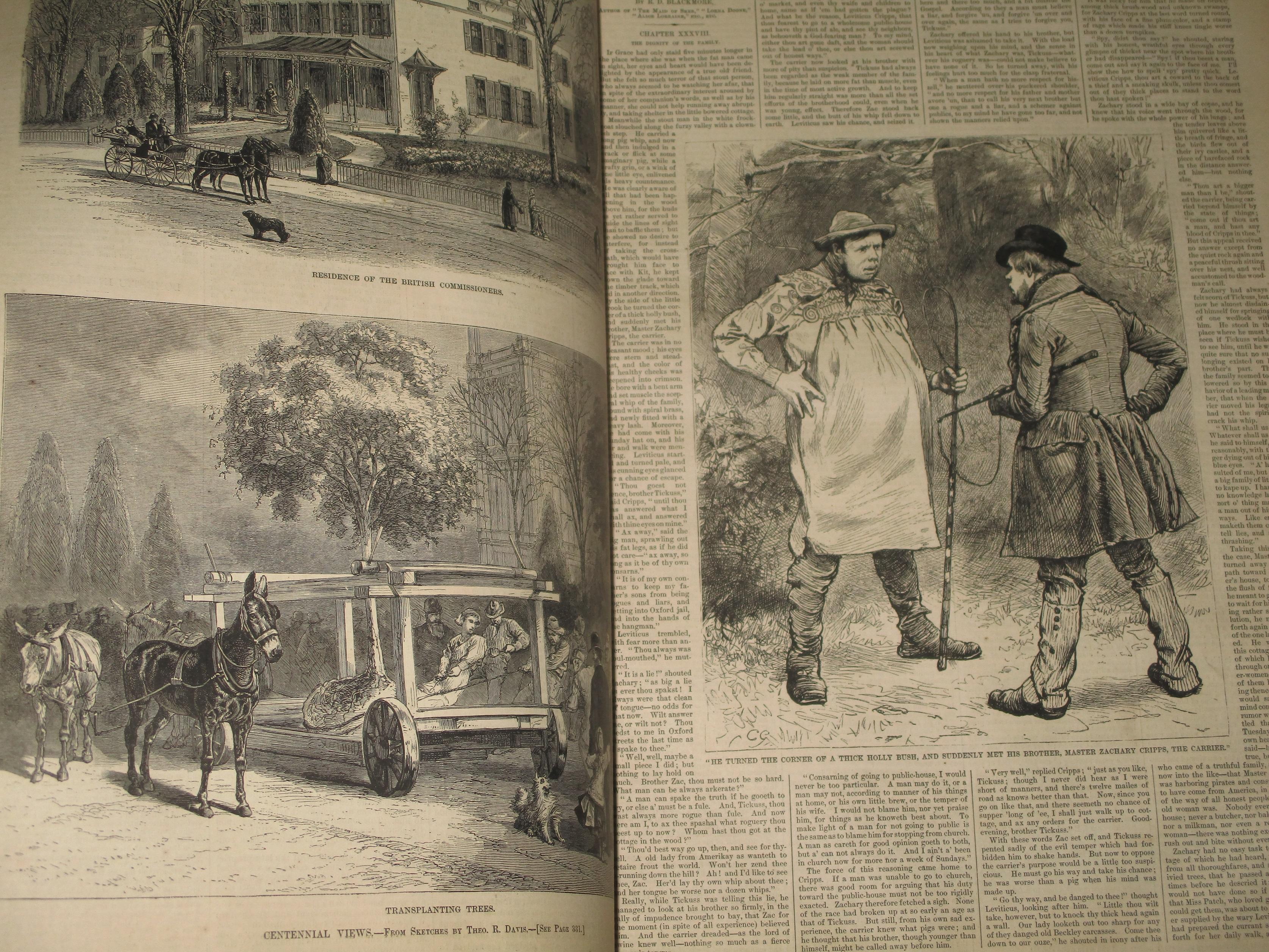 1876 Harper's Weekly: Thomas Nast - Uncle Sam & Civil Service Reform ...