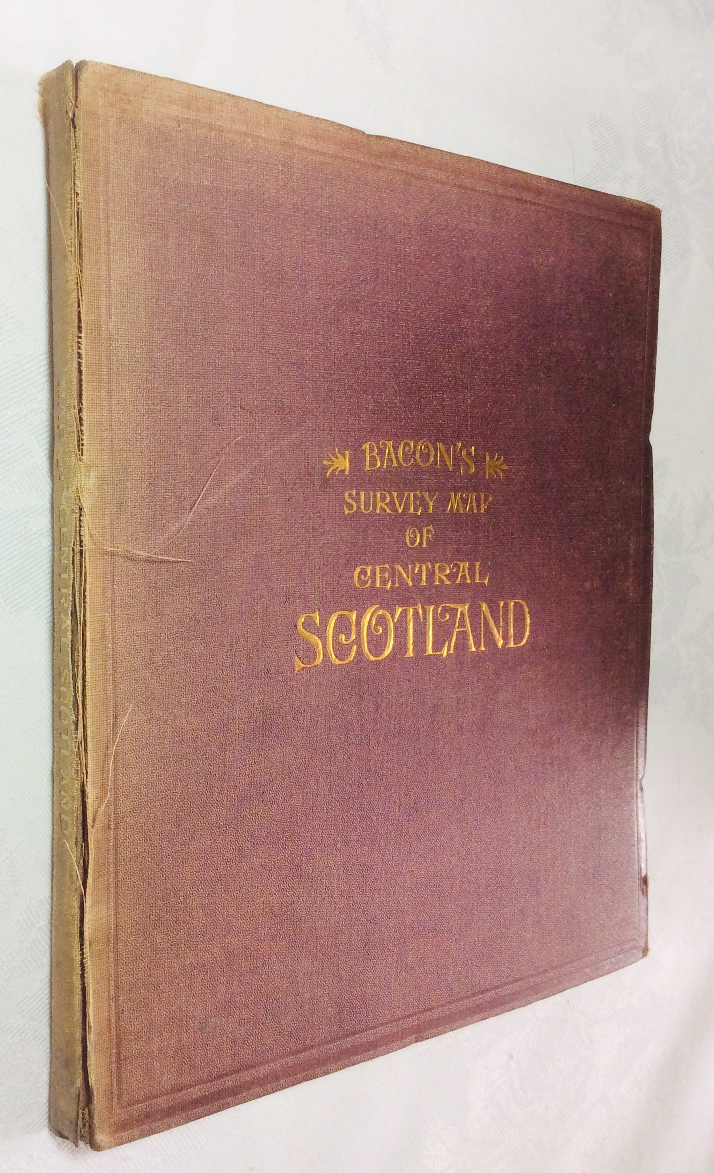 BACON'S SURVEY MAP OF CENTRAL SCOTLAND by BACON, G.W.: (1900) First ...