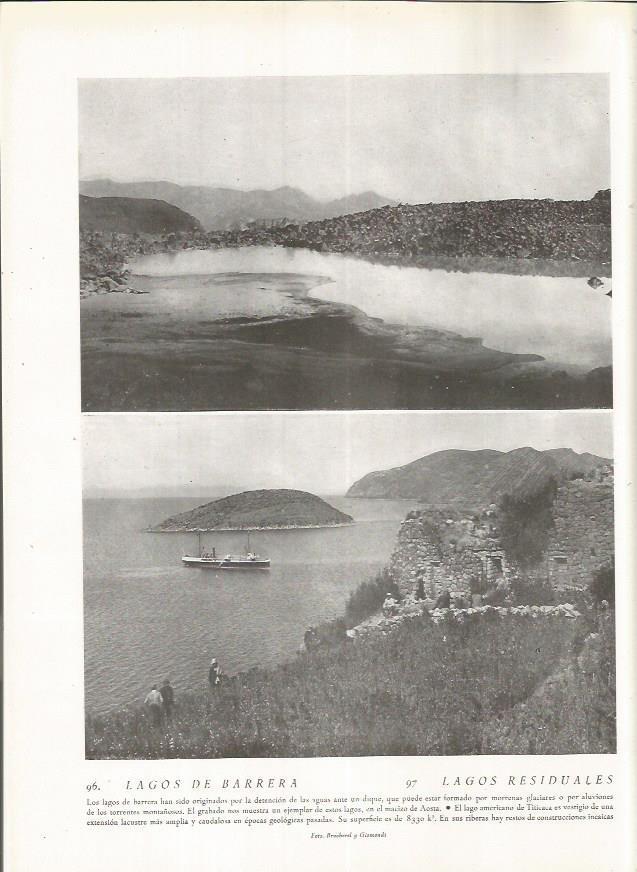 LAMINA 22780: Lago Titicaca de Amando Melon y Ruiz de Gordejuela: (1949 ...