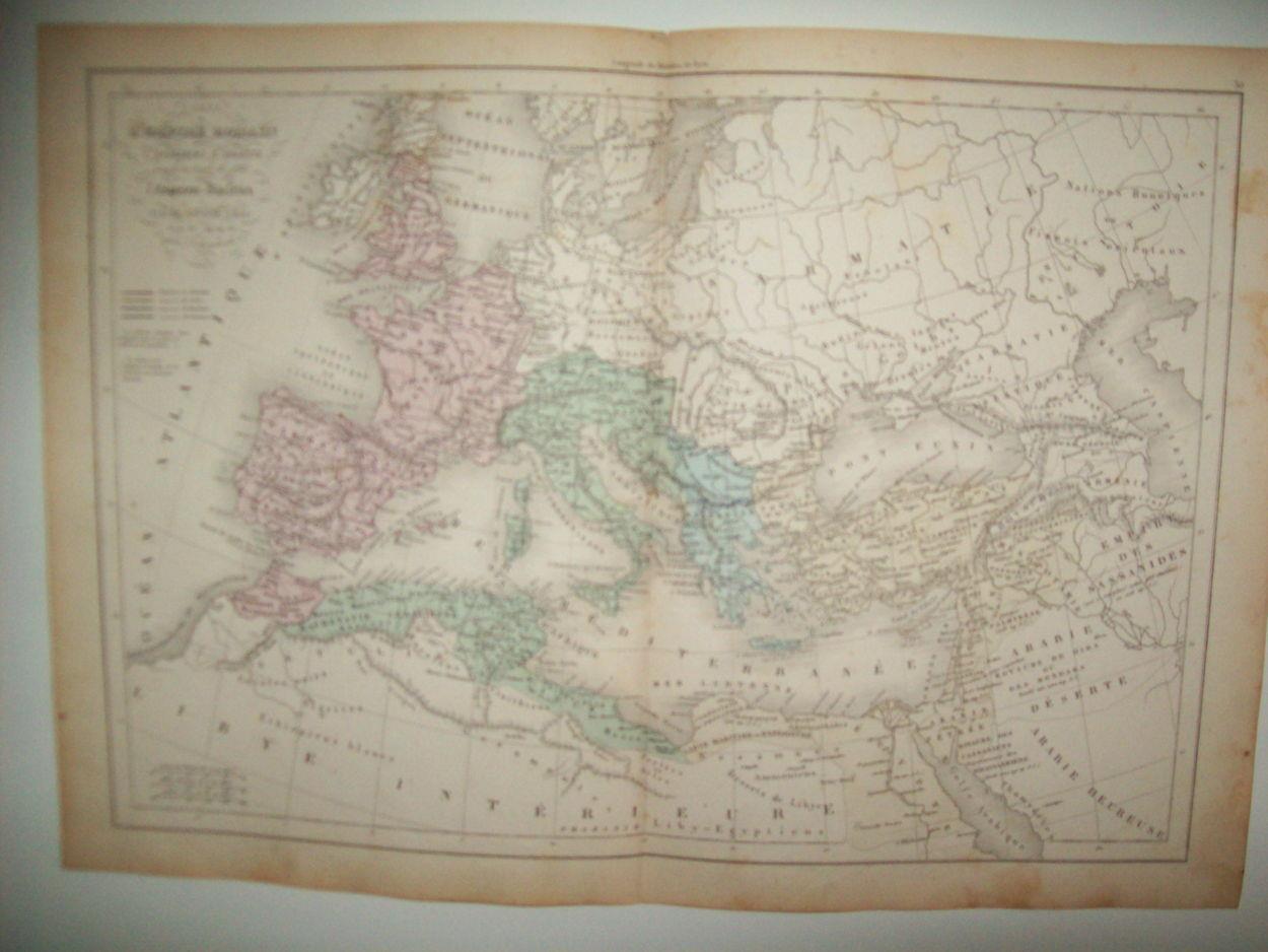 LAMINA 22695: Mapa del Imperio Romano en epoca de Augusto by Grosselin ...