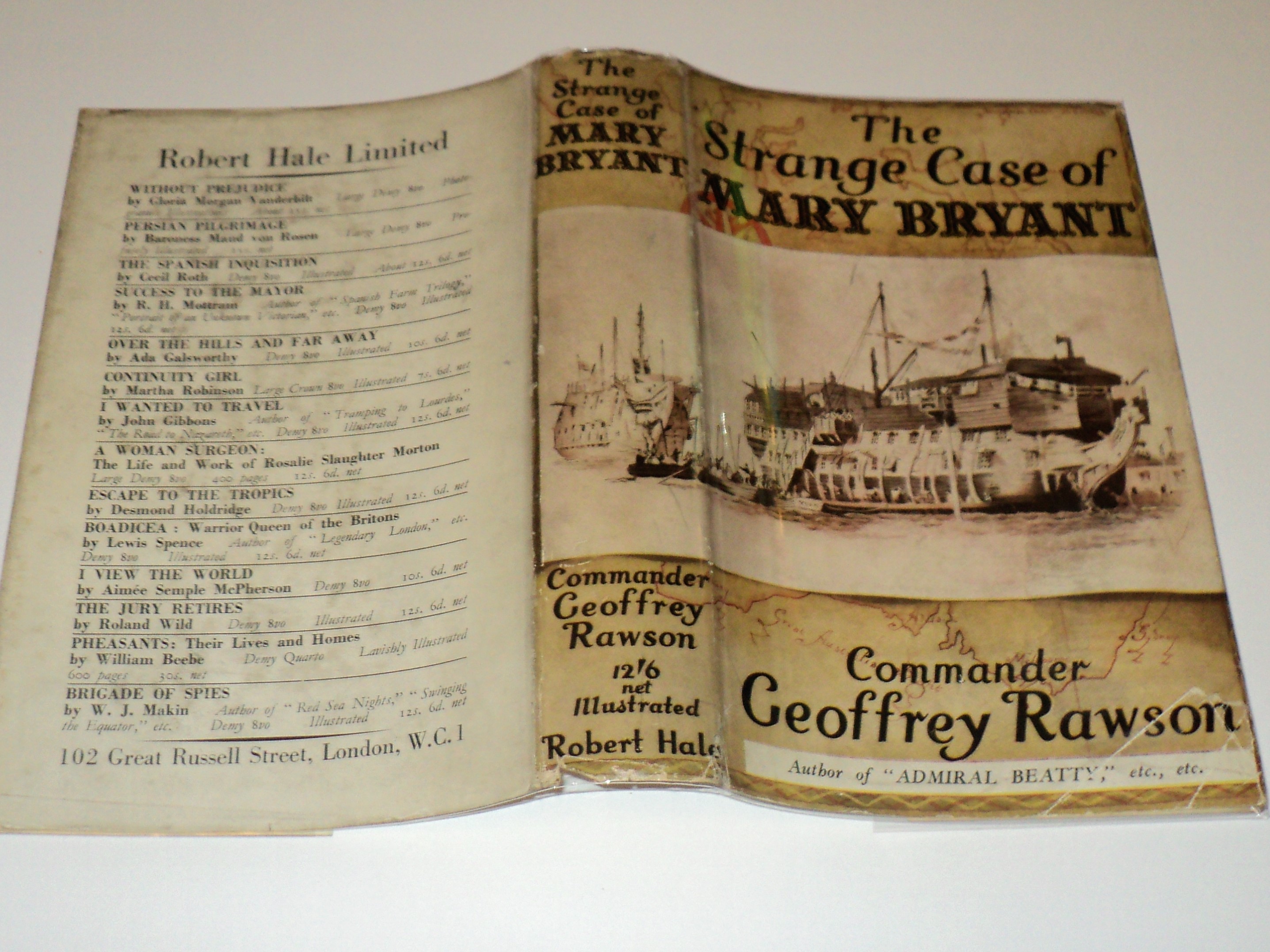 The Strange Case Of Mary Bryant by Commander Geoffrey Rawson: Very Good ...