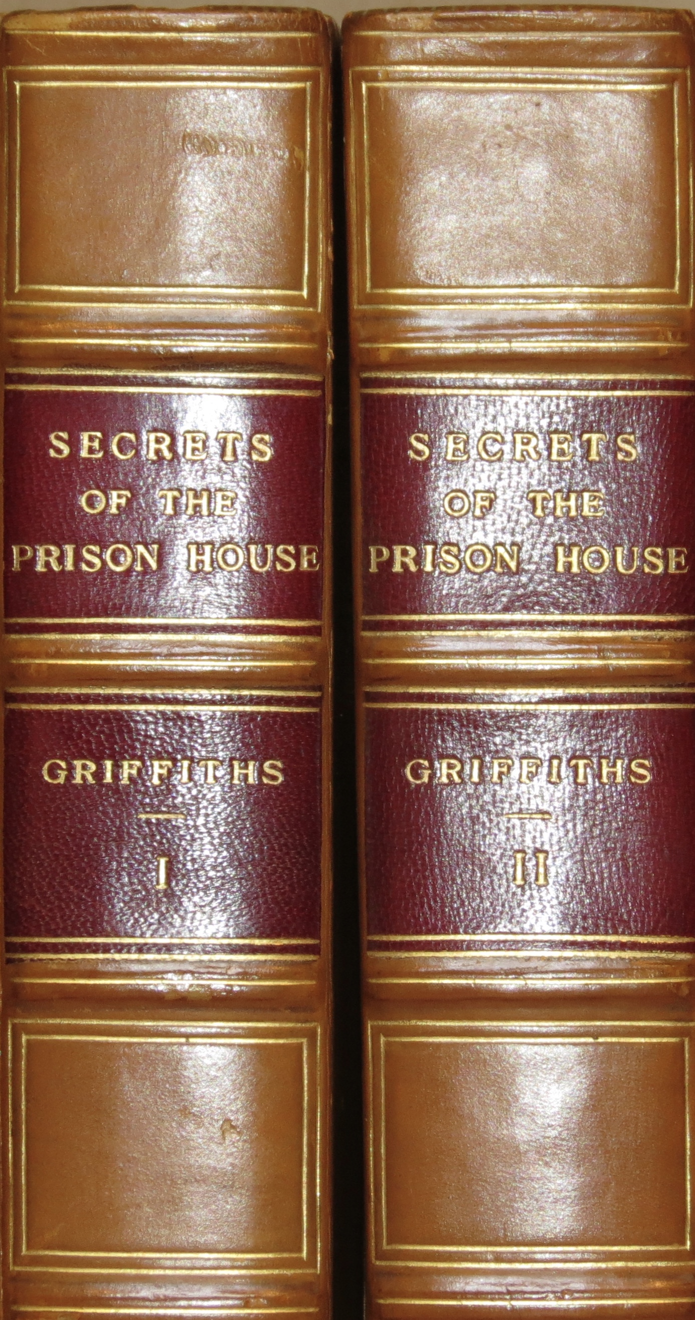 Secrets of the Prison House. by GRIFFITHS, Arthur: Fine Hardcover (1894 ...