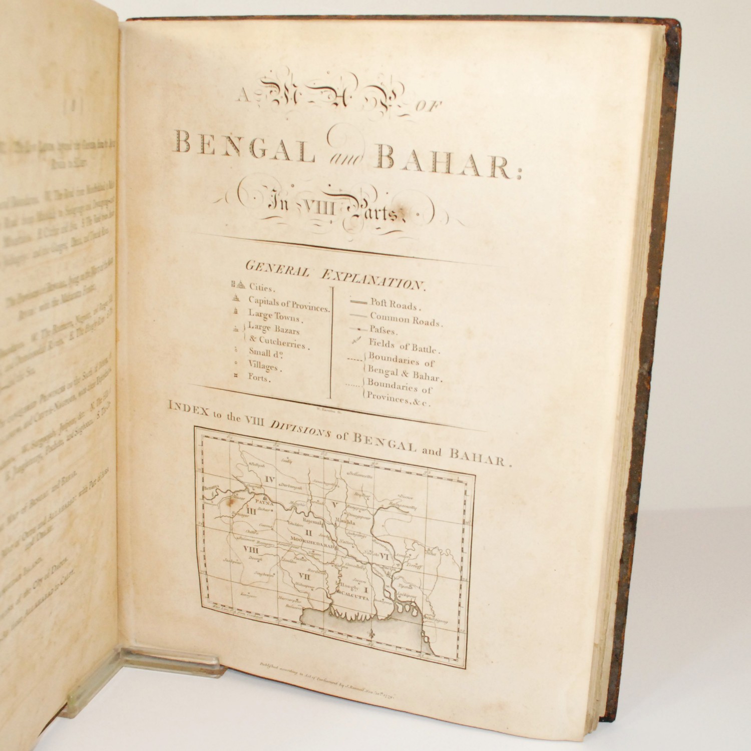 A BENGAL ATLAS : CONTAINING MAPS OF THE THEATRE OF WAR AND COMMERCE ON ...