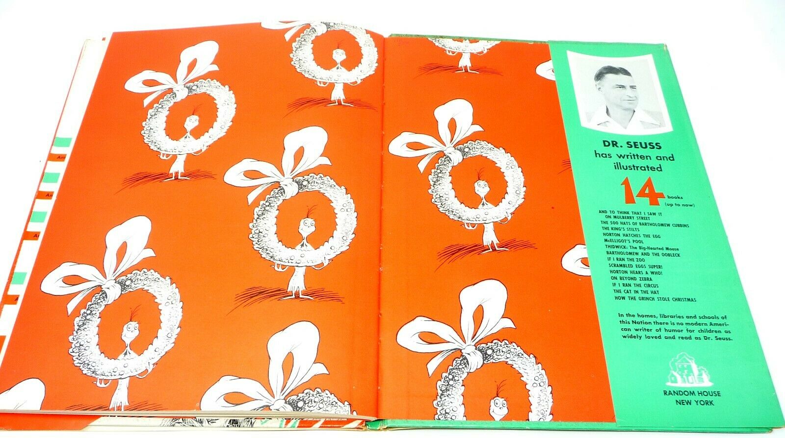 How The Grinch Stole Christmas By Dr Seuss Very Good Hardcover 1957