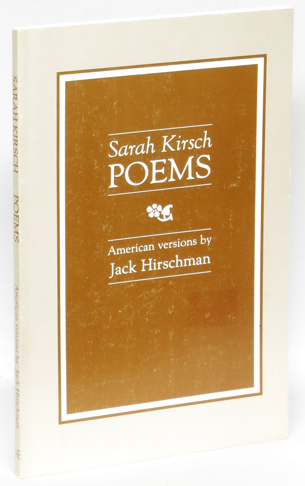 Poems by Kirsch, Sarah. Translated by Jack Hirschman: Trade Paperback ...