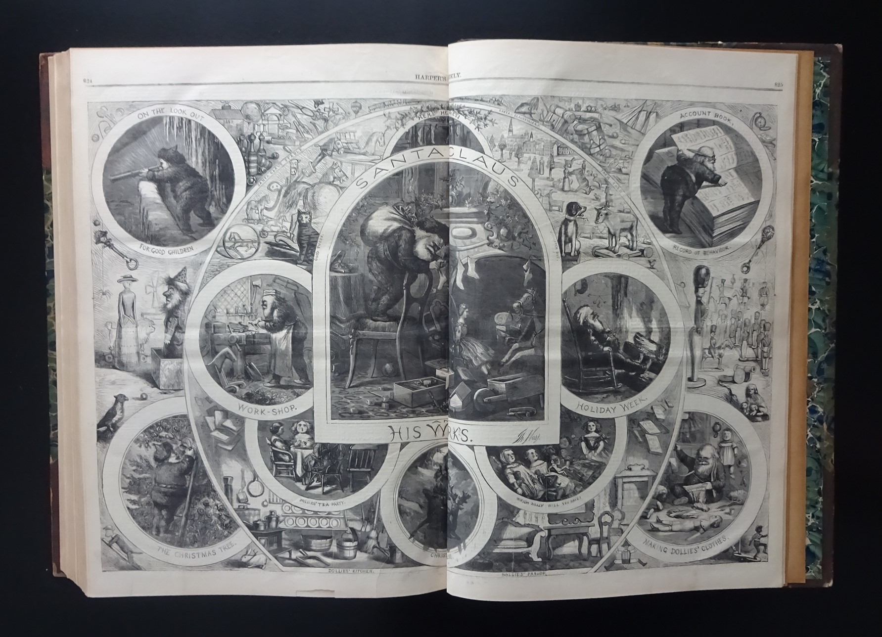 Harper's Weekly - 1866 Bound Volume X (52 Issues, Complete); Early ...