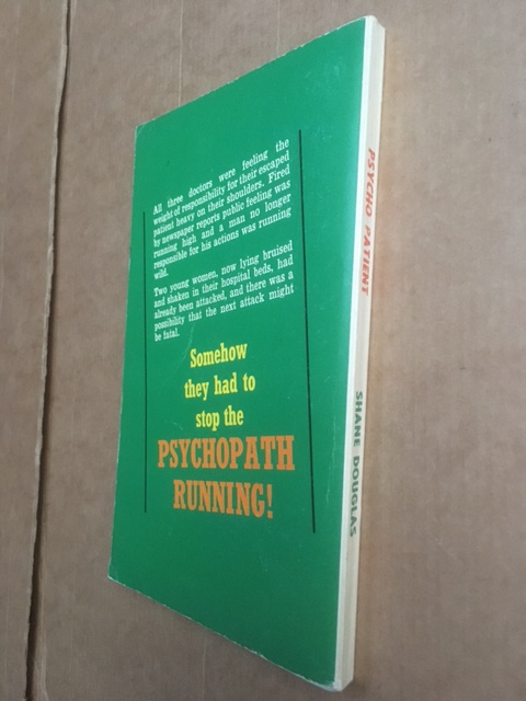 Psycho Patient by Douglas, Shane: Very Good Mass Market Paperback (1965 ...