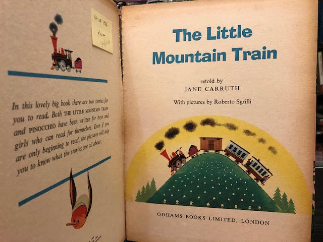 The Little Mountain Train and Pinocchio by Carruth, Jane, retold by ...