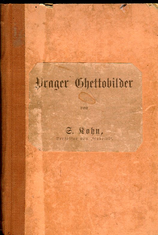 Prager Ghettobilder von Kohn, S.: Halbleinen | Versandantiquariat ...