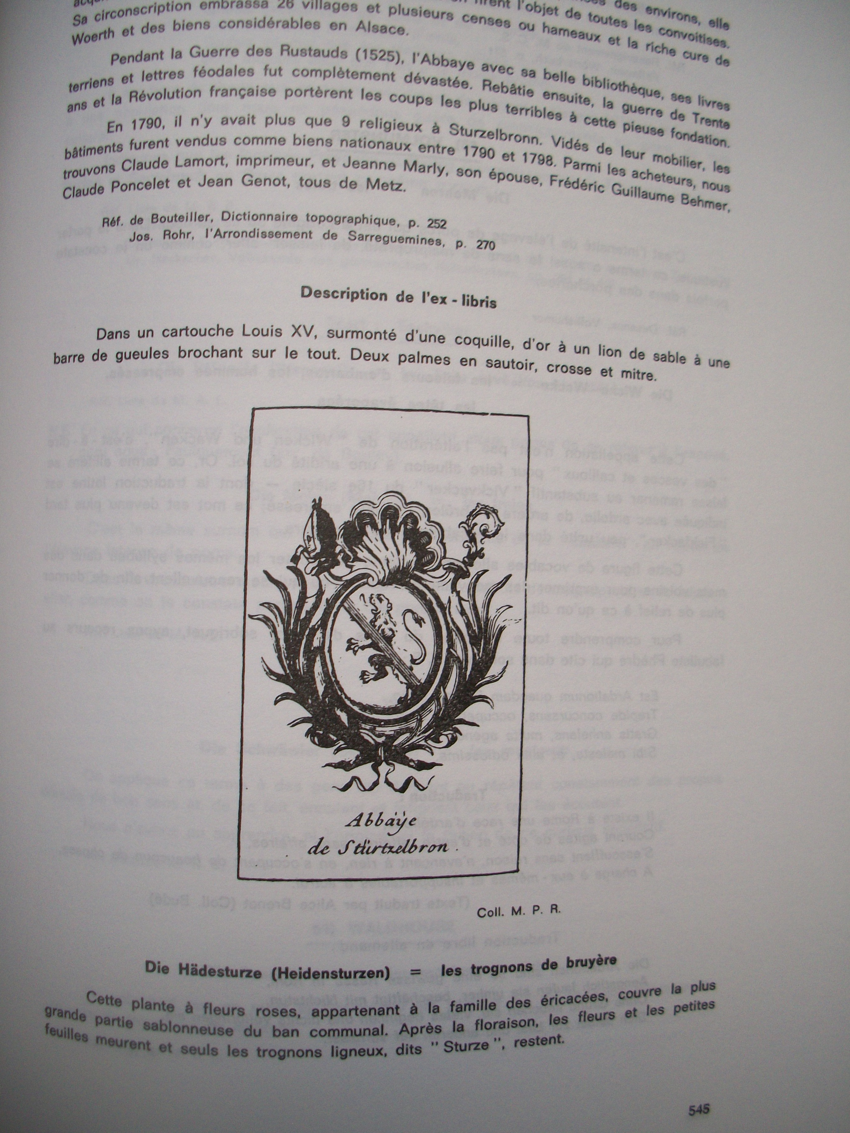 Blasons Populaires et autres survivances du Passé - Curiosités ...