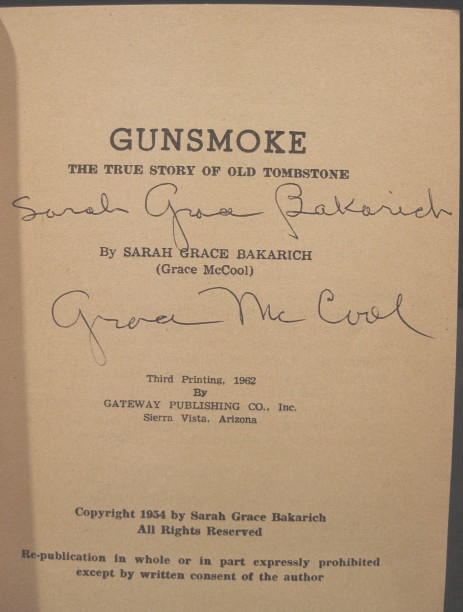 Gunsmoke, The True Story of Old Tombstone by Bakarich, Sarah Grace ...