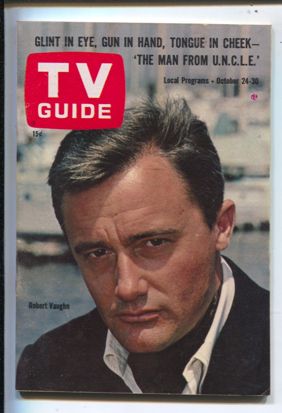 TV Guide 10/24/1964-Robert Vaughn-Man From UNCLE-Illinois-No label-news ...