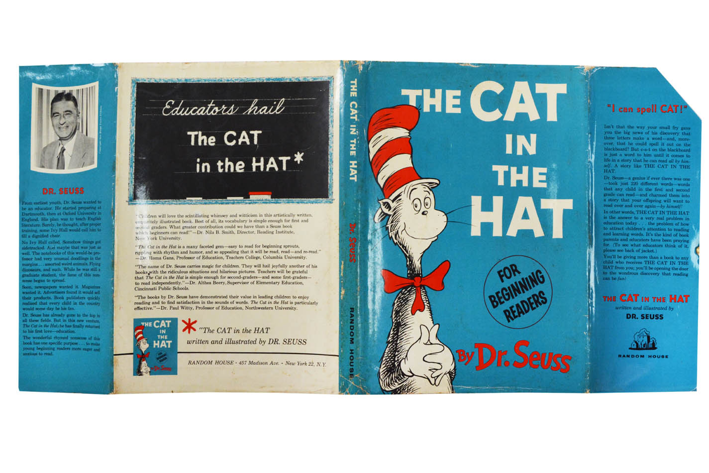The Cat in the Hat. by SEUSS, Dr [pseud. GEISEL, Theodor Seuss].: (1957 ...