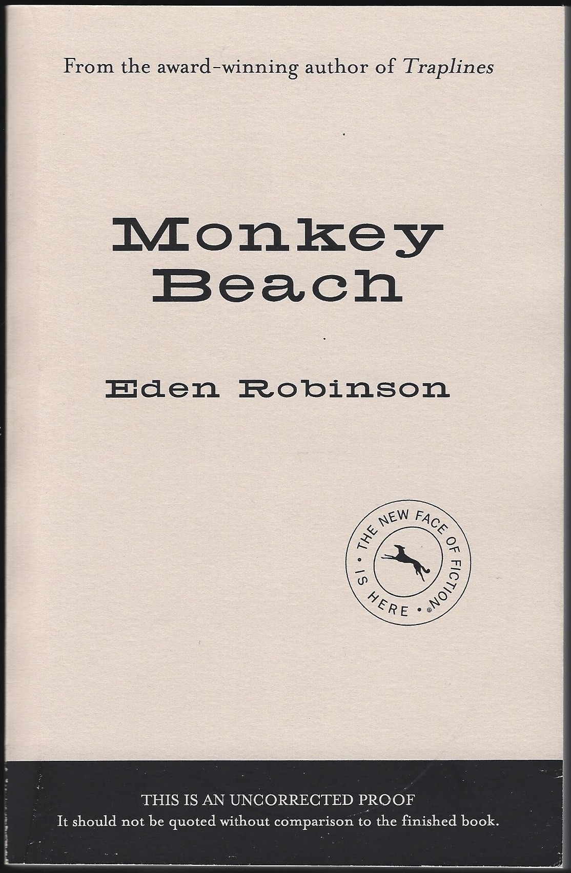 Monkey Beach (UCP) by Robinson, Eden: Fine. Trade Paperback (2000 ...