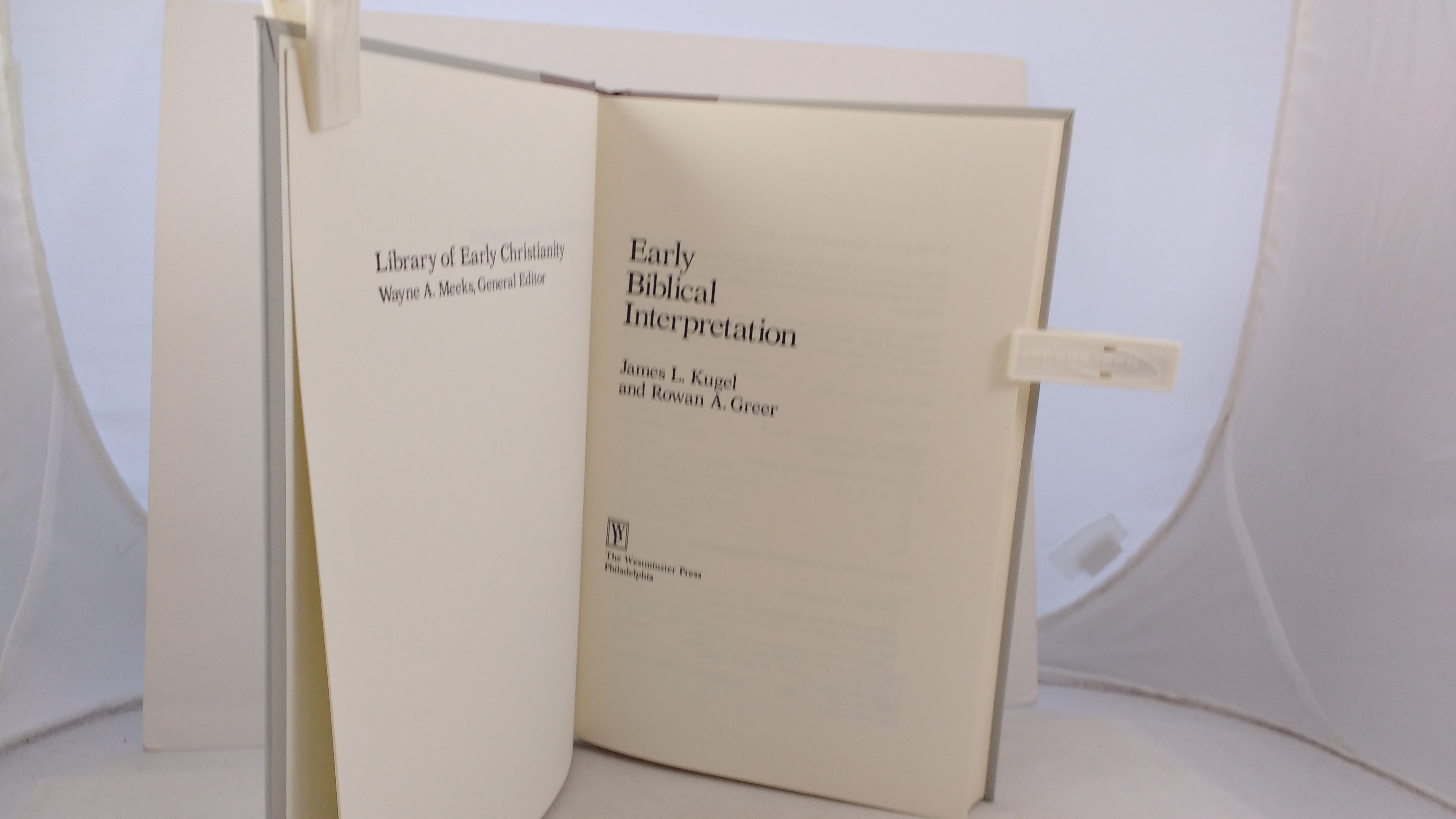 Early Biblical Interpretation [library Of Early Christianity Vol 3