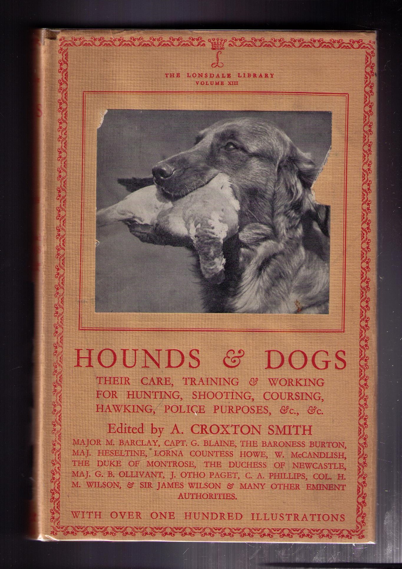 Hounds & Dogs: Their Care, Training & Working; for Hunting, Shooting ...