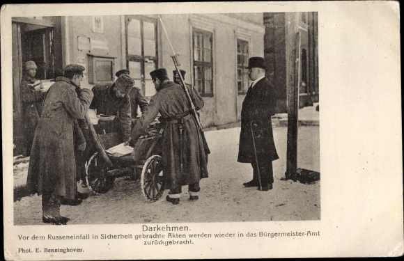 Ansichtskarte / Postkarte Osjorsk Darkehmen Ostpreußen, Deutsche ...