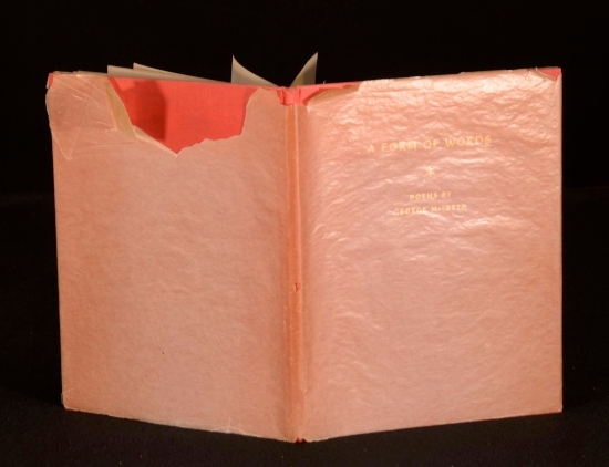 A Form of Words by George MacBeth: Very Good Cloth (1954) First edition ...